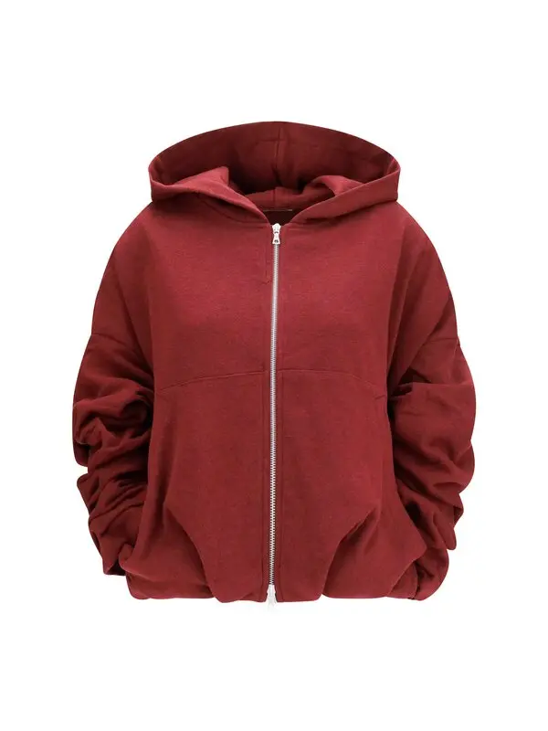 Dries Van Noten Draped Cotton Jersey Sweatshirt - Multicolor