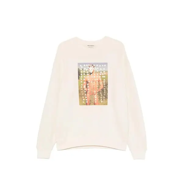 JW Anderson Graphic Print Sweatshirt - Cream