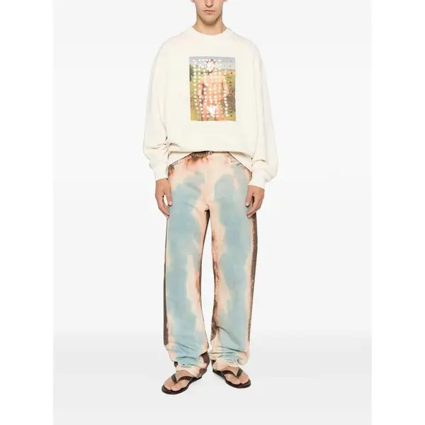 JW Anderson Graphic Print Sweatshirt - Cream