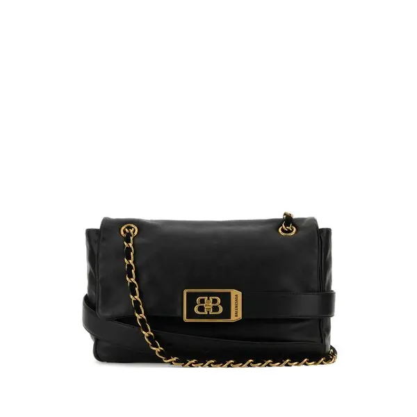 Balenciaga Calf Leather Tote Bag - Black