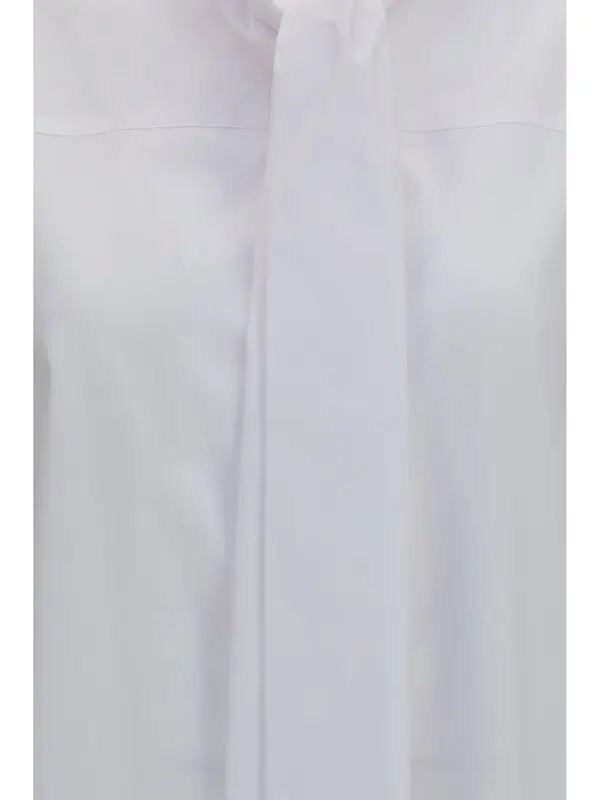 Dries Van Noten Cotton Shirt With Scarf Detail