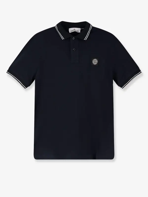 Stone Island Organic Cotton Polo Shirt - Multicolor
