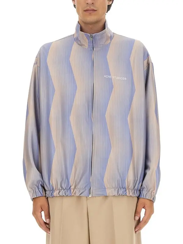 Acne Studios Jacket With Logo - Multicolor