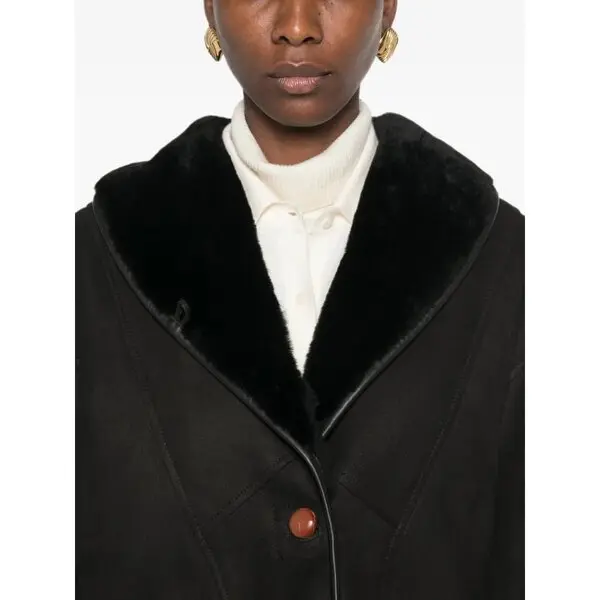 BLAZÉ MILANO Jackets Faux Fur & Shearling Jackets - Black