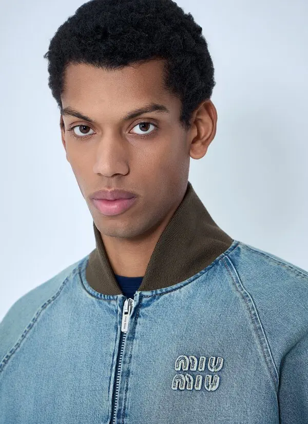 Miu Miu Denim Blouson Jacket