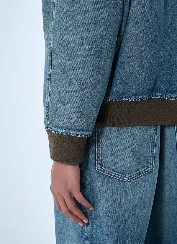 Miu Miu Denim Blouson Jacket