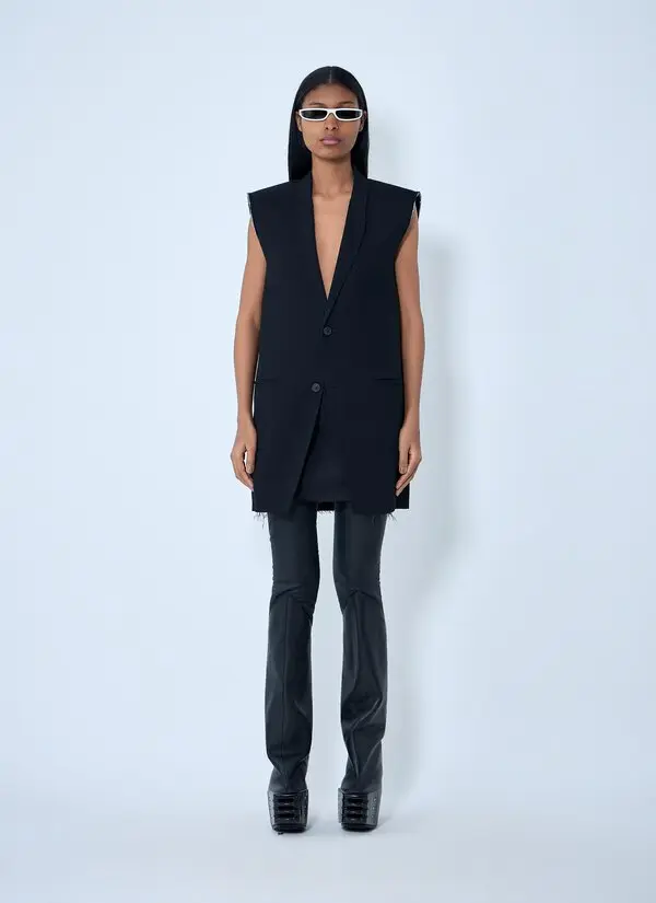 Rick Owens Sleeveless Tailored Blazer