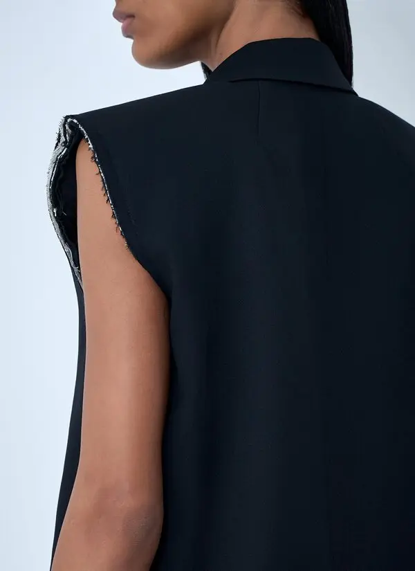 Rick Owens Sleeveless Tailored Blazer