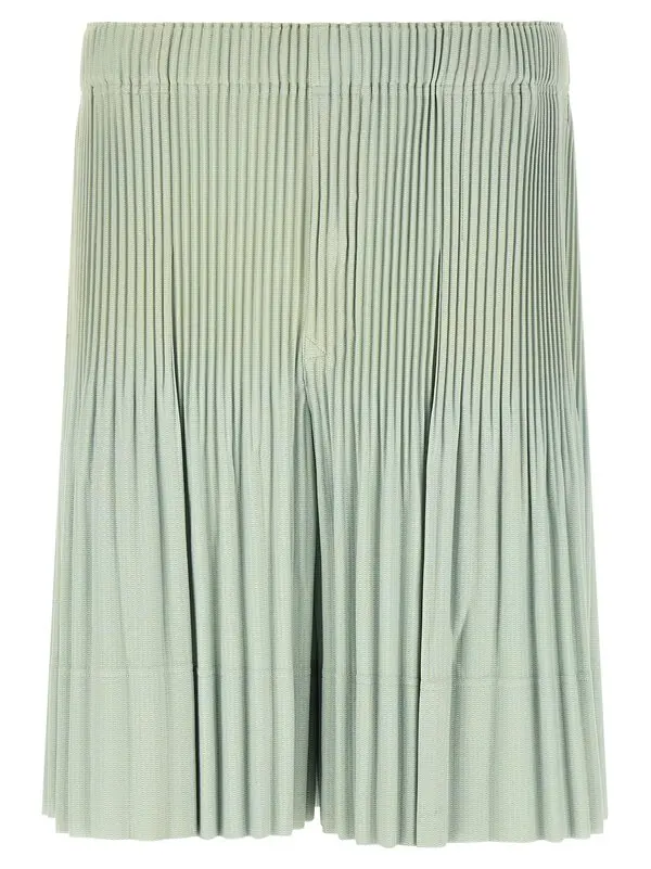 Issey Miyake Monthly Colors June Bermuda Shorts - Green