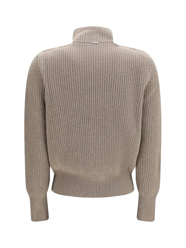 Herno Resort Ribbed Pure Wool Cardigan
