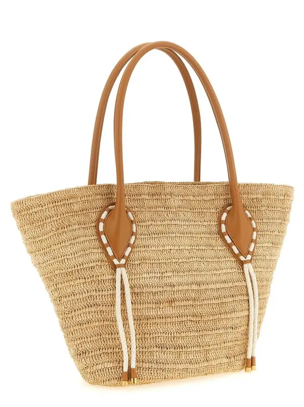 CHRISTIAN LOUBOUTIN Venus Basket Large Shopping Bag - Cream