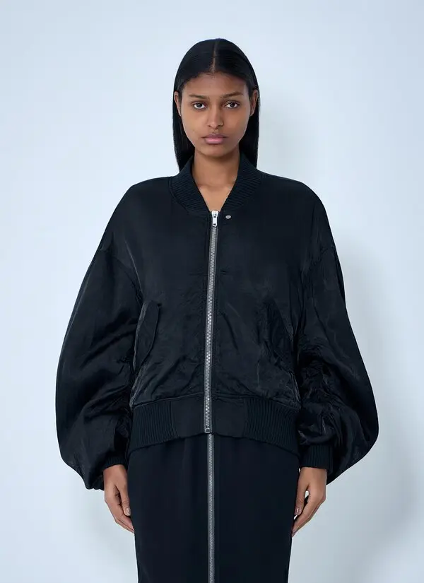 Rick Owens Oversized Bomber Jacket - Black