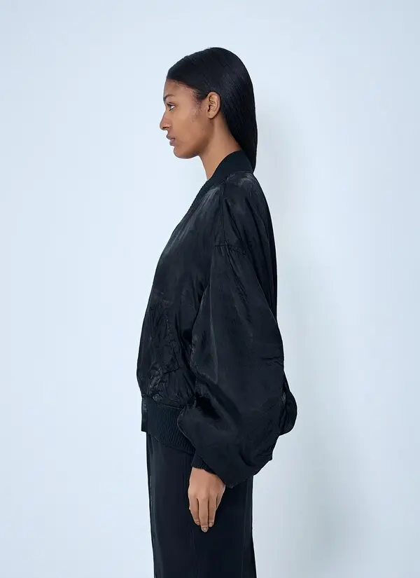 Rick Owens Oversized Bomber Jacket - Black