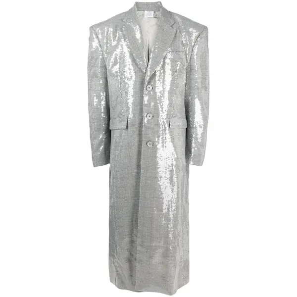 Vetements Coats Single Breasted Coats - Black