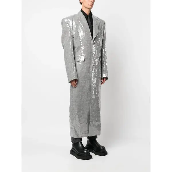 Vetements Coats Single Breasted Coats - Black