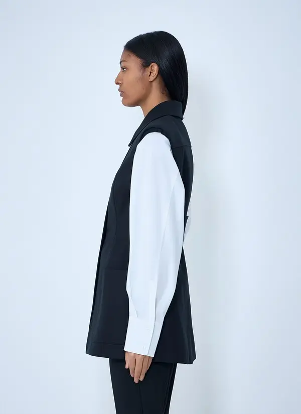 Sportmax Sleeveless Tailored Vest - Black