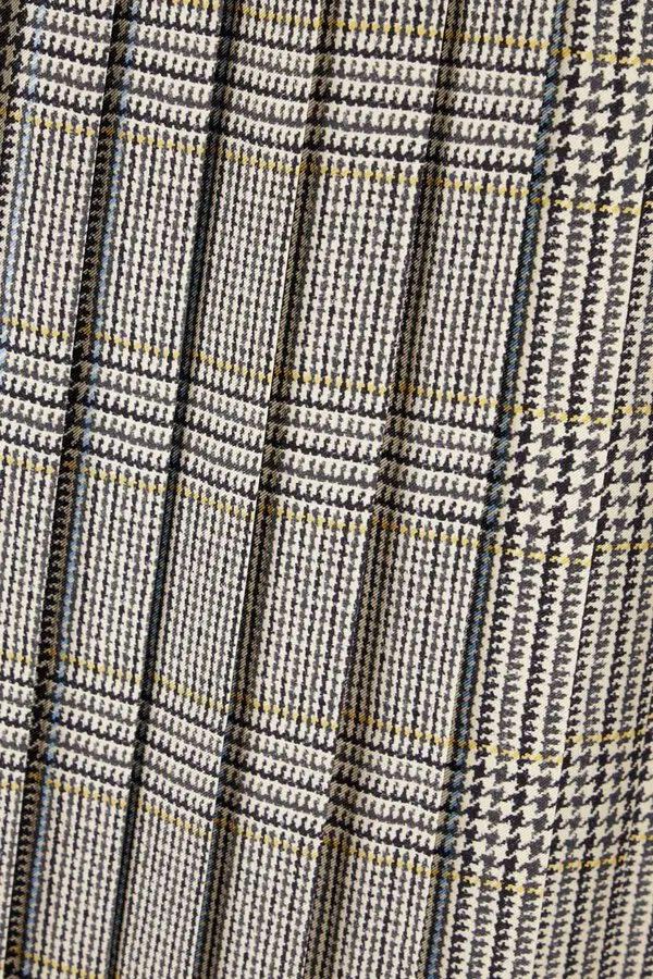 Thom Browne Plaid Pleated Skirt - Multicolor