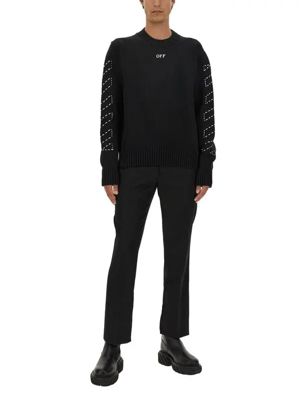Off-White Jersey With Logo