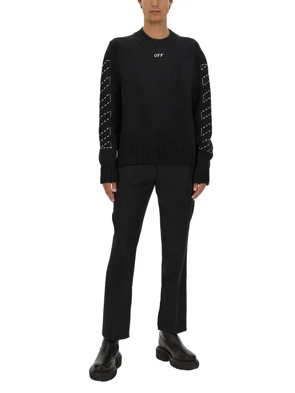 Off-White Logo Knit Jersey