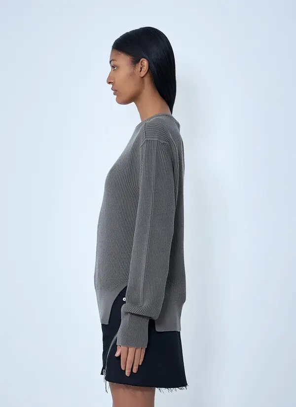 Rick Owens Ribbed Knit Sweater