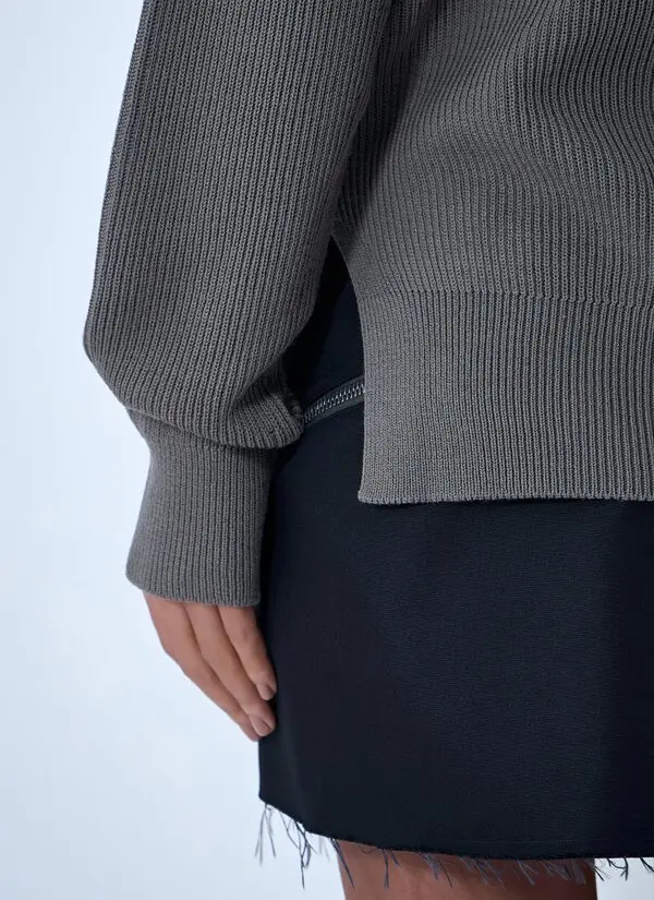 Rick Owens Ribbed Knit Sweater