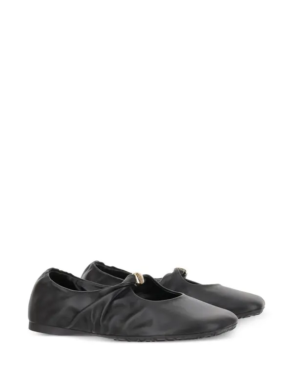 Loewe Pebble Leather Ballets