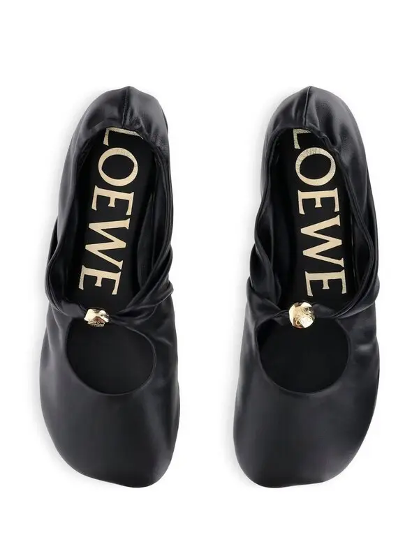 Loewe Pebble Leather Ballets