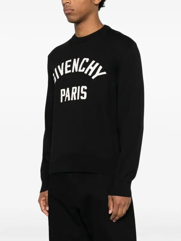 Givenchy Cotton Blend Crewneck Sweater - Multicolor