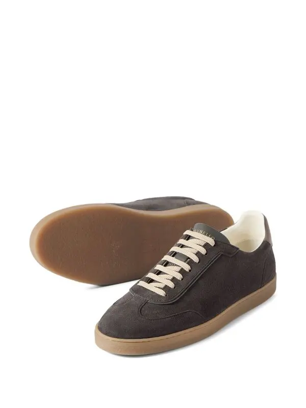 Brunello Cucinelli Suede Leather Sneakers
