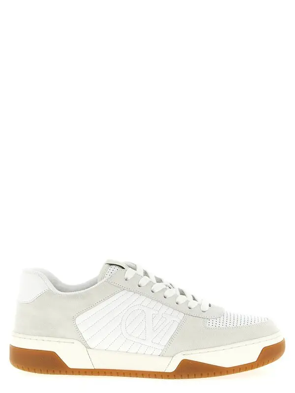 Valentino Garavani Sparry Suede Sneakers - White