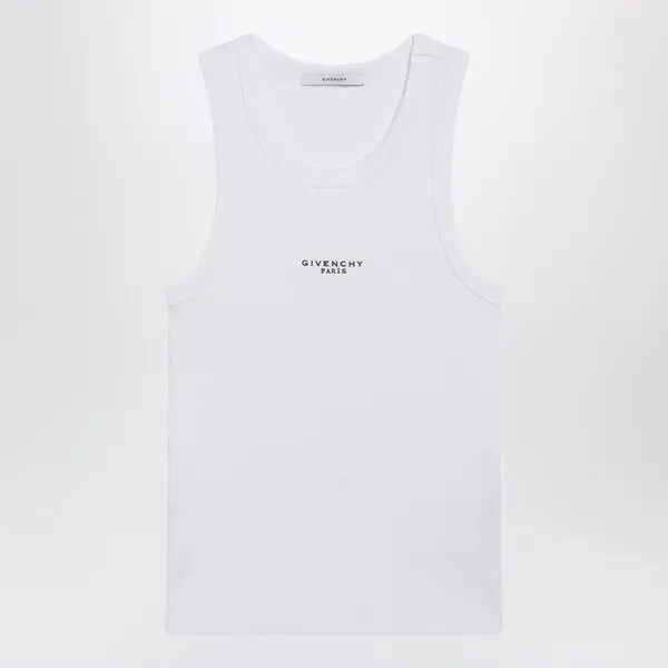 Givenchy Slim-fit Logo Tank Top - White