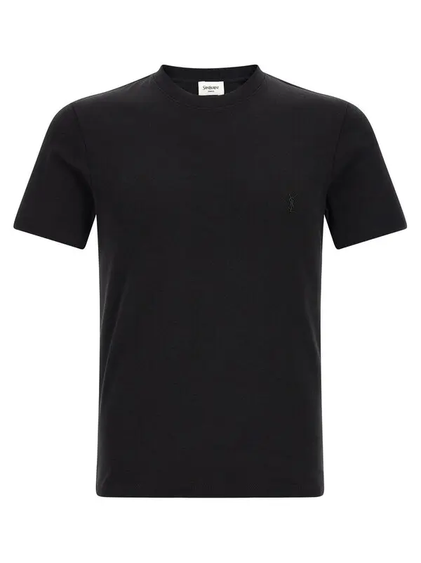 Saint Laurent Cassandre' T-shirt - Black