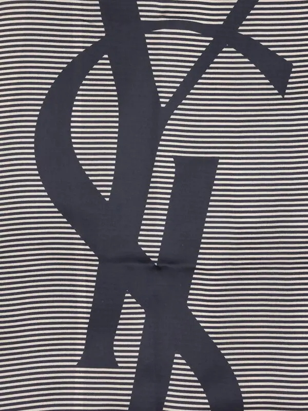 Saint Laurent Cassandre Striped Stole
