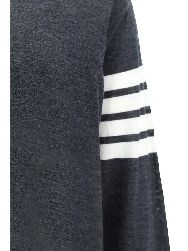 Thom Browne Virgin Wool Sweater - Gray