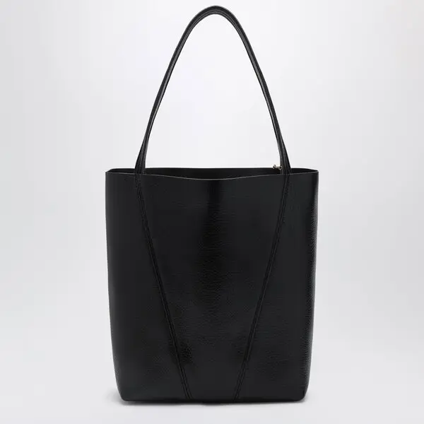 Chloé Spin Black Medium Tote Bag - Blue