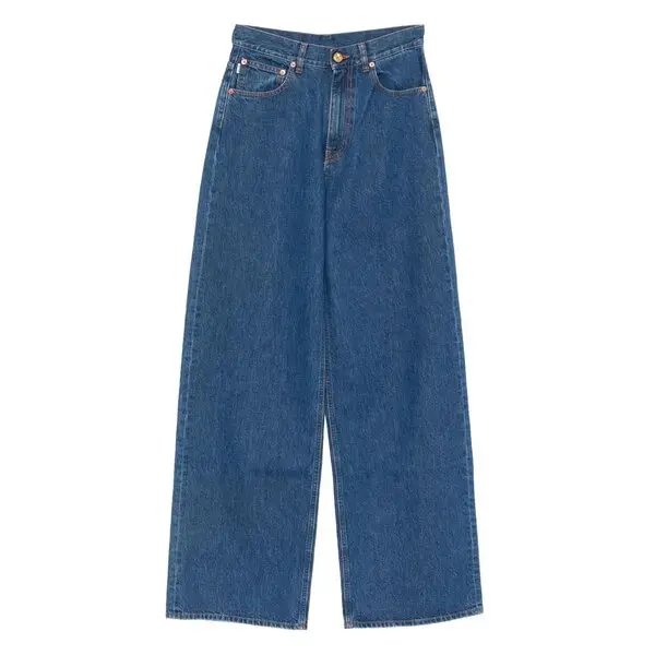 BLAZÉ MILANO Denim Wide-leg Jeans - Blue