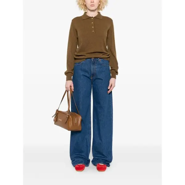 BLAZÉ MILANO Denim Wide-leg Jeans - Blue