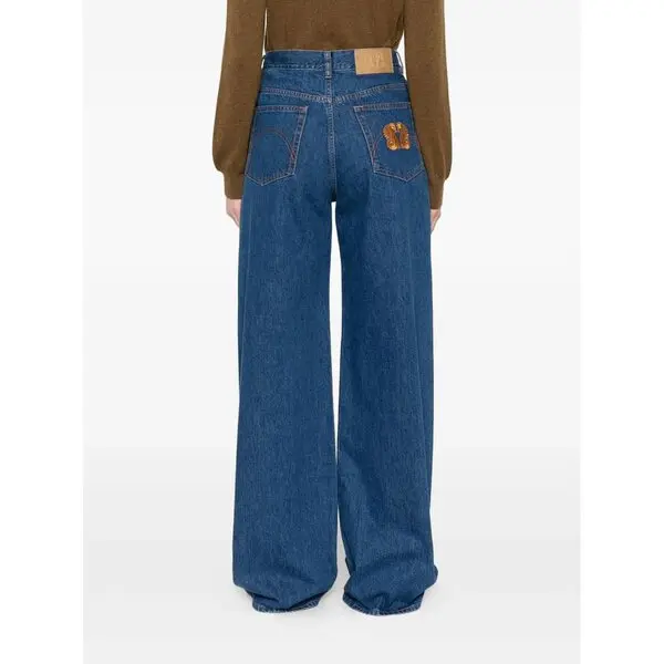 BLAZÉ MILANO Denim Wide-leg Jeans - Blue