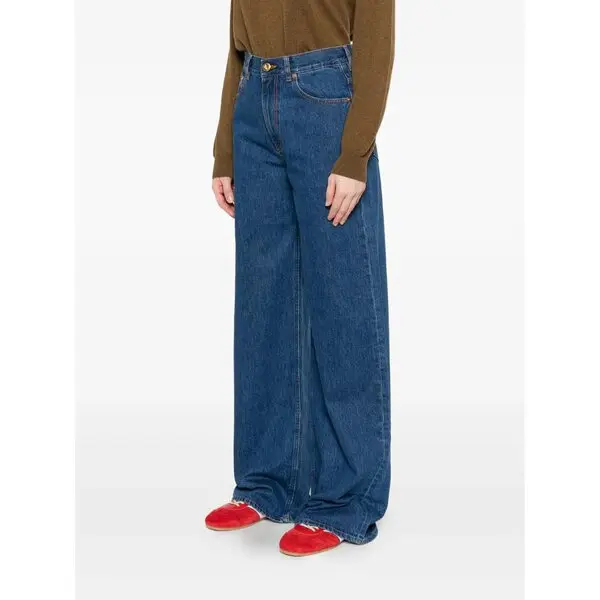 BLAZÉ MILANO Denim Wide-leg Jeans - Blue