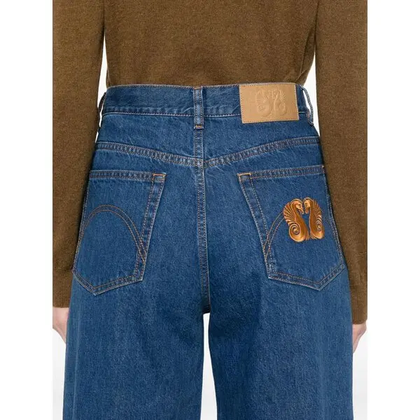 BLAZÉ MILANO Denim Wide-leg Jeans - Blue