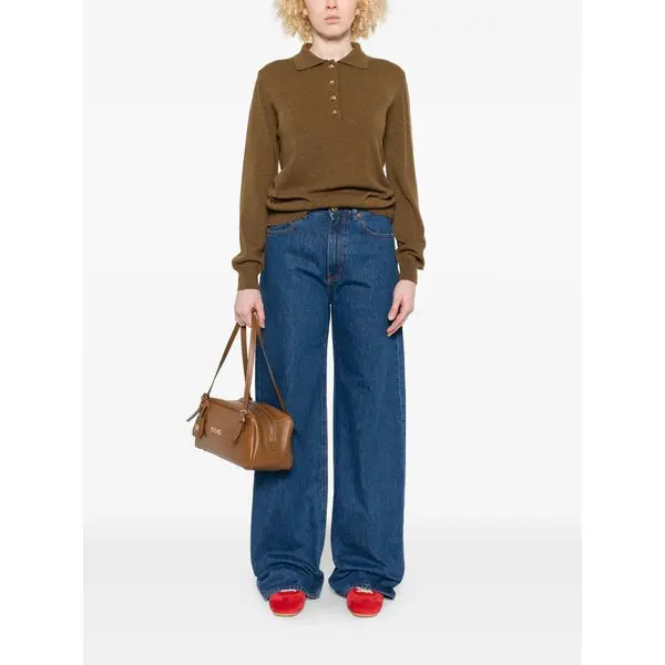 BLAZÉ MILANO Denim Wide-leg Jeans - Blue