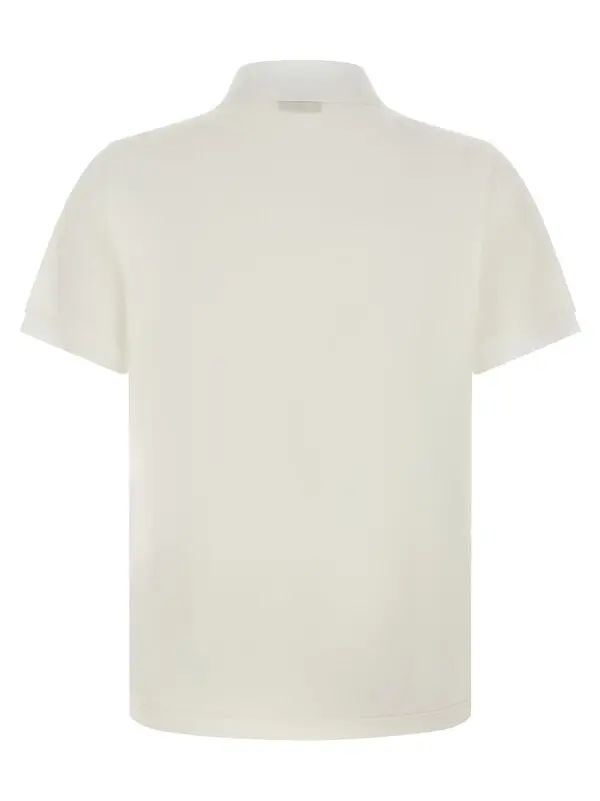 Fendi Ff Metallic Logo Polo Shirt
