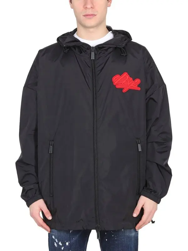 Dsquared2 Jacket With Logo Patch