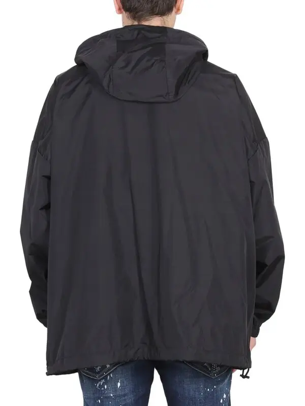 Dsquared2 Logo Patch Zip Up Jacket