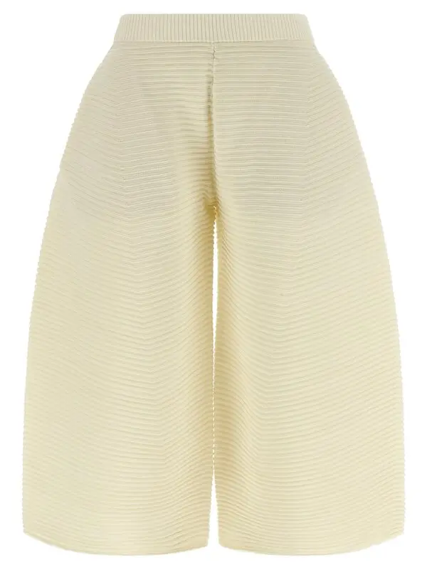 Issey Miyake Corrugated Knit' Pants