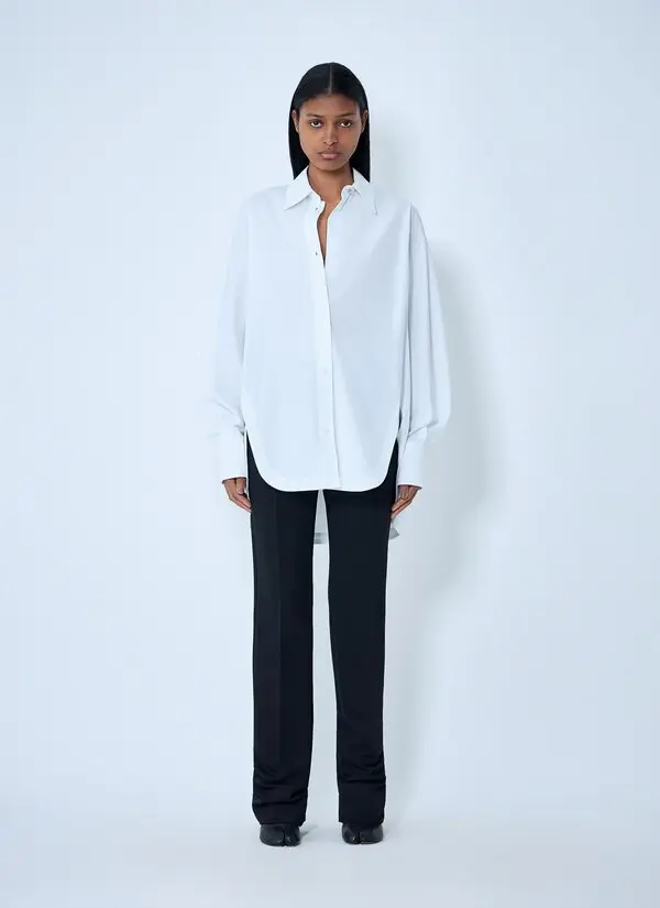 Sportmax Oversized Cotton Poplin Shirt