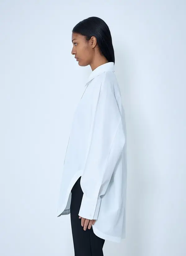 Sportmax Oversized Cotton Poplin Shirt