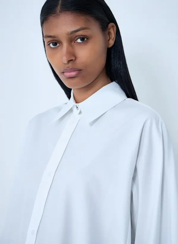 Sportmax Oversized Cotton Poplin Shirt