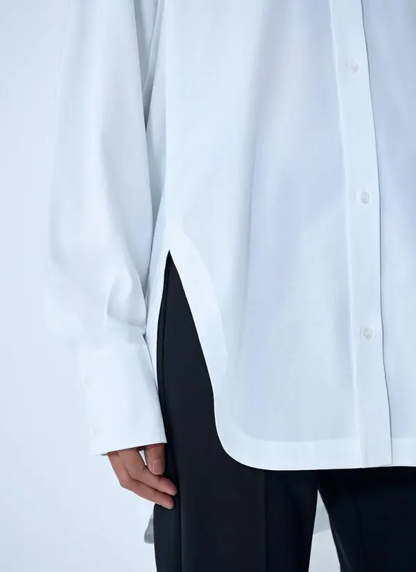 Sportmax Oversized Cotton Poplin Shirt