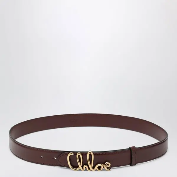 Chloé Leather Belt - Brown